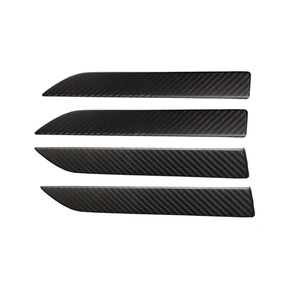 Tesla Model X Side Door Handle Covers Real/Genuine Dry Carbon Fiber Te ...
