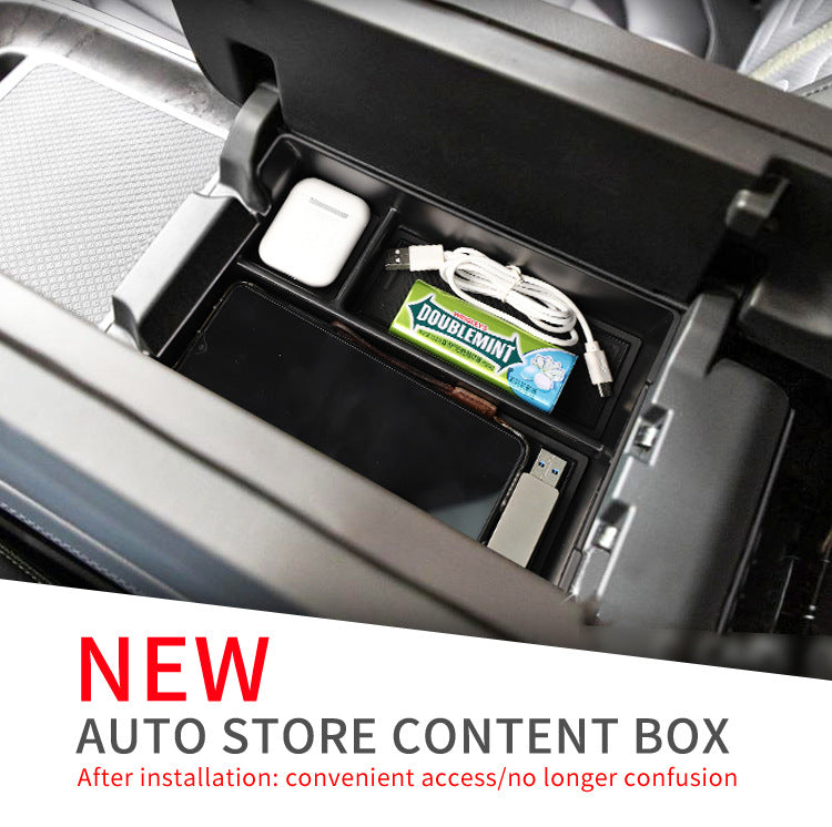 Rivian R1T R1S Center Console Organizer Tray Armrest Storage Box Rivia ...